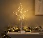 Light Up LED Birch Christmas Tree Decorations | Pottery Barn Kids