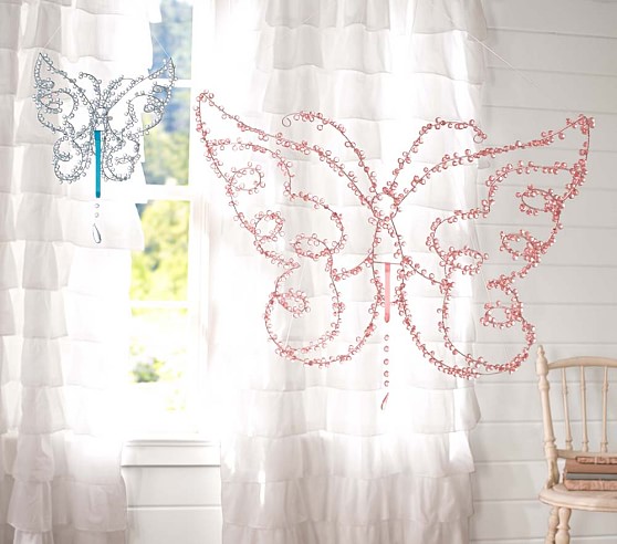 Crystal Hanging Butterflies | Pottery Barn Kids
