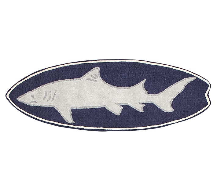 Shark Shaped Rug | Patterned Rugs | Pottery Barn Kids