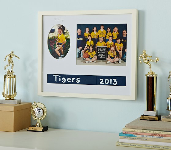 Simply White Sports Team Gallery Wall Frames | Pottery Barn Kids