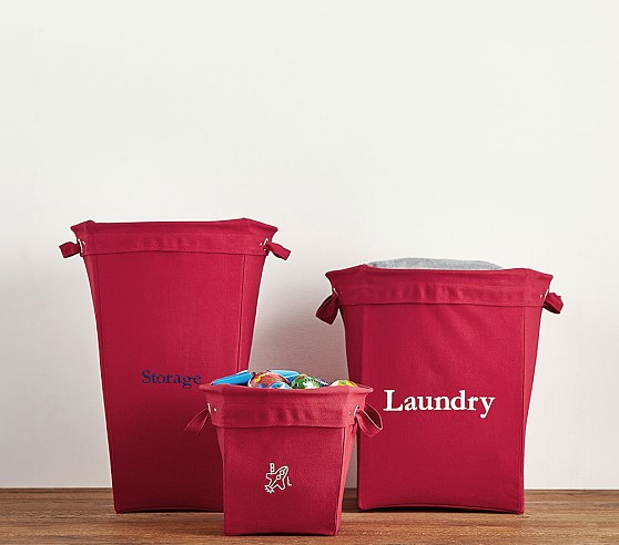 Red Canvas Storage | Kids Storage | Pottery Barn Kids