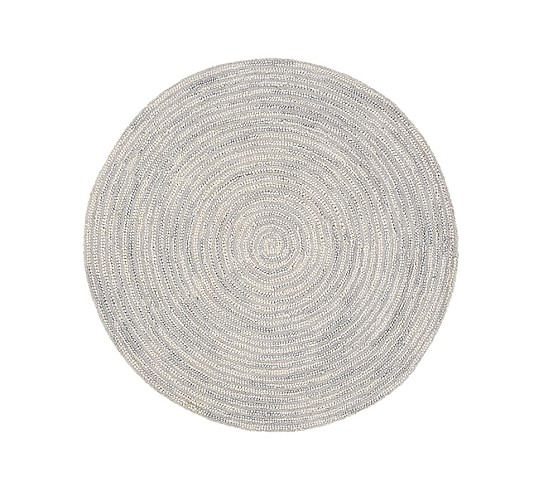 Round Mercer Rug | Solid Color Rug | Pottery Barn Kids