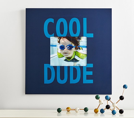"Cool Dude" Sentiment Frame | Baby Picture Frames | Pottery Barn Kids