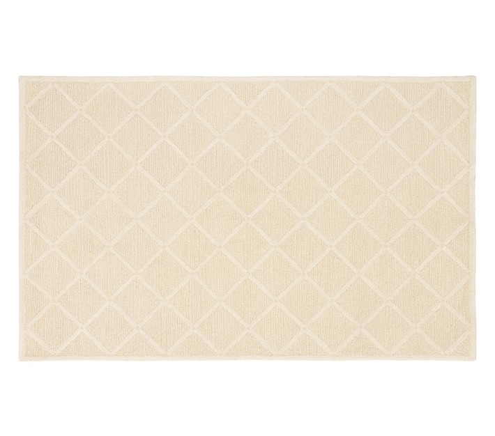 Lux Trellis Rug - Creme | Patterned Rugs | Pottery Barn Kids