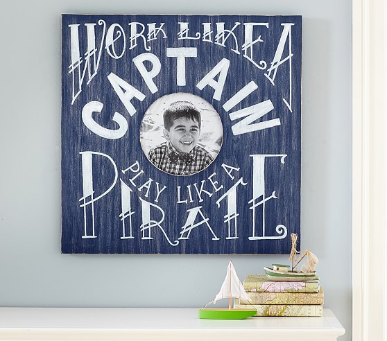 Captain Sentiment Frame | Baby Picture Frames | Pottery Barn Kids