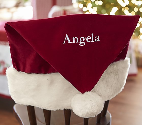 Santa Hat Chairbacker | Pottery Barn Kids