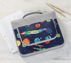 Mackenzie Navy Solar System 3 Ring Binder | Pottery Barn Kids