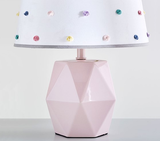 Pink Geo Lamp Base | Kids Lamp | Pottery Barn Kids