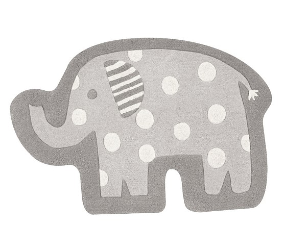Elephant Shaped Rug | Patterned Rugs | Pottery Barn Kids