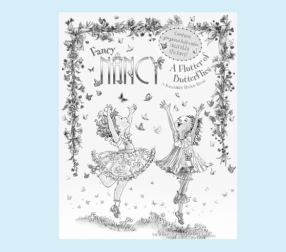 Fancy Nancy Butterfly Sticker Book | Kids Books | Pottery Barn Kids