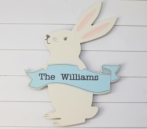 Personalized Easter Sign | Easter Decorations | Pottery Barn Kids