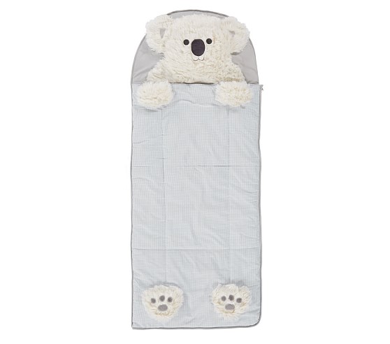 Shaggy Head Koala Kids Sleeping Bag | Pottery Barn Kids