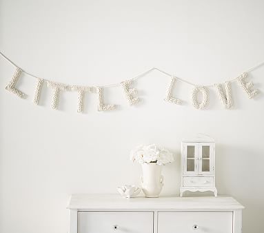 Little Love Garland | Kids Wall Decor | Pottery Barn Kids
