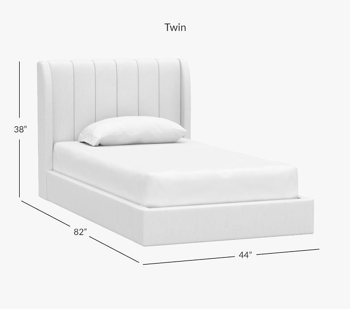 Avalon upholstered platform bed store
