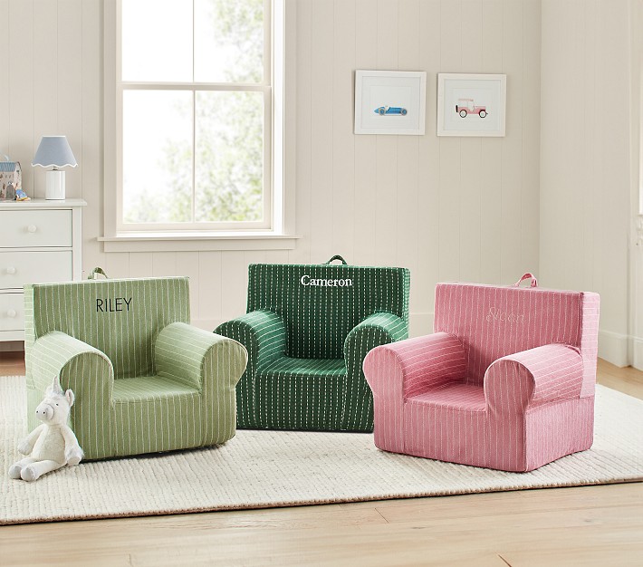 Anywhere Chair®, Cozy Pickstich Collection | Pottery Barn Kids