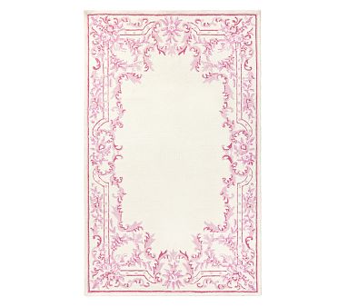 LoveShackFancy Ornate Border Rug | Pottery Barn Kids