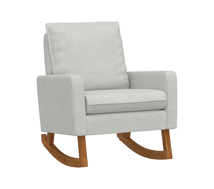 Open Box: Paxton Convertible Rocker, Basketweave Slub Ash, Acorn ...