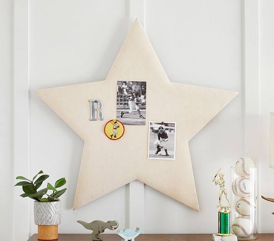Star Shaped Linen Pinboard (30") | Pottery Barn Kids