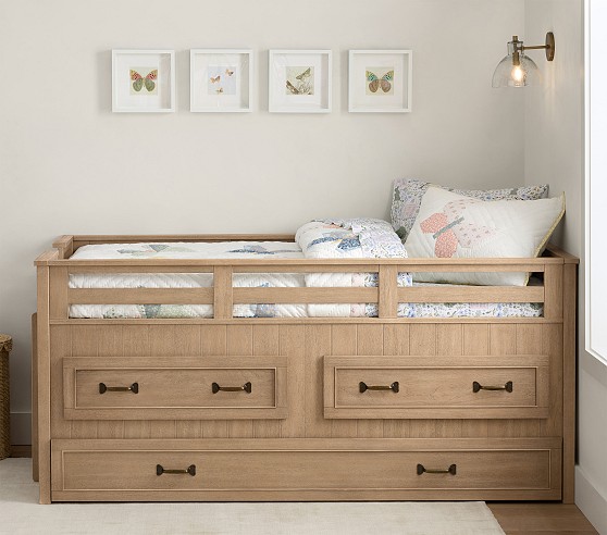 Charlie Kids Step Up Captain s Bed Pottery Barn Kids