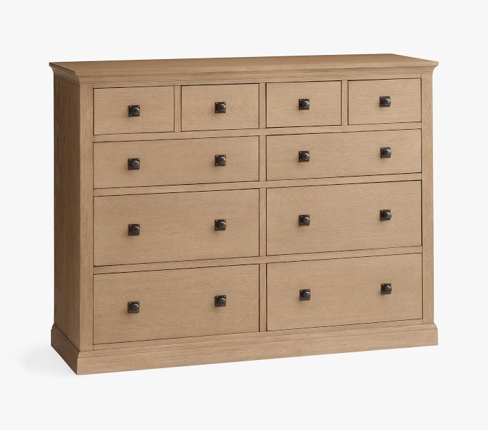 Charlie 10 Drawer Grand Dresser 56w x 20d Pottery Barn Kids