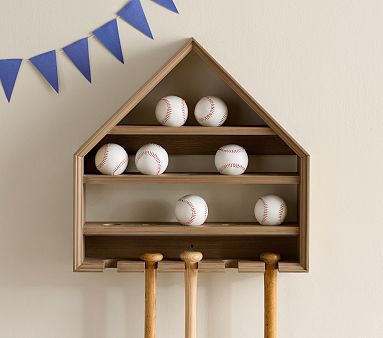 Home Plate Wall Display | Baseball Decor | Pottery Barn Kids