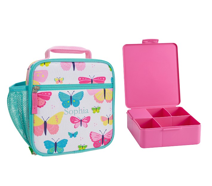 Mackenzie Mirabella Butterfly Lunch & Bento Bundle, Set of 2 | Pottery Barn Kids