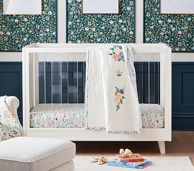 Rifle Paper Co. Floral Baby Bedding Pottery Barn Kids