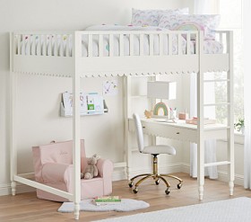 Penny Double Loft Bed Space Saving Kids Furniture Pottery Barn Kids