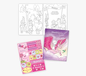 Royal Princess Adventure Personalized Coloring Book & Sticker Gift Set ...