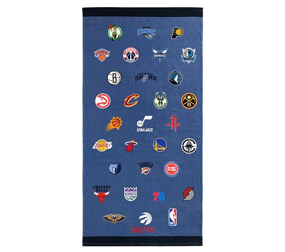 NBA Kid Beach Towel | Pottery Barn Kids