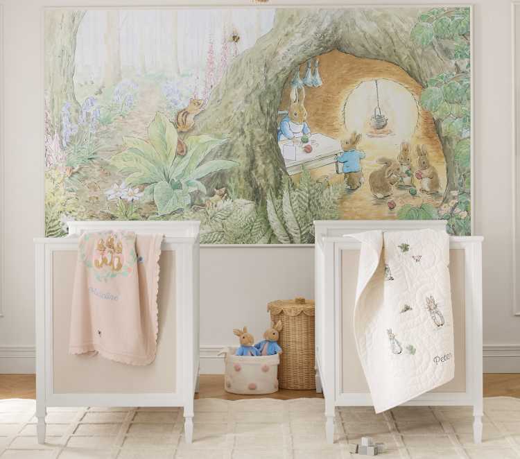 Peter Rabbit™ Flopsy™ Heirloom Baby Blanket | Pottery Barn Kids