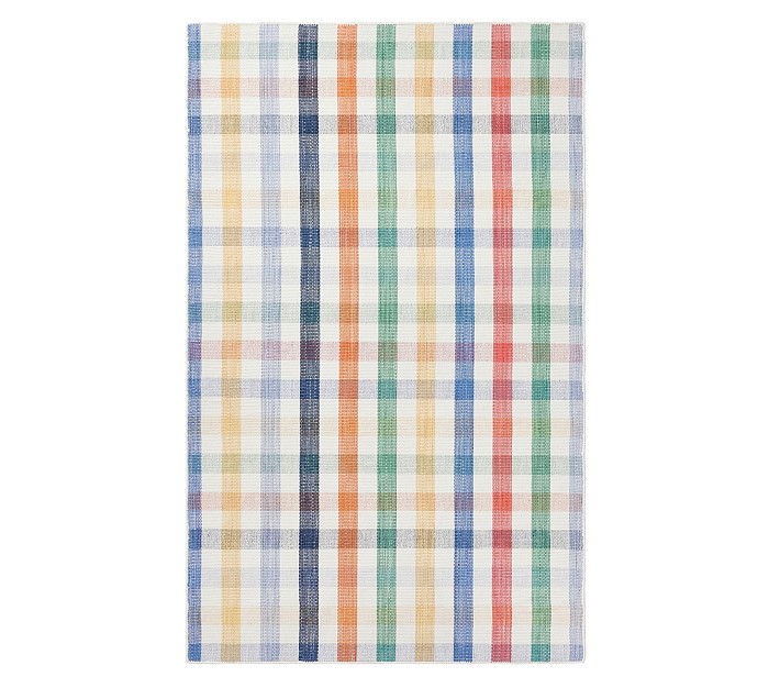 Syracuse Plaid Rug | Pottery Barn Kids
