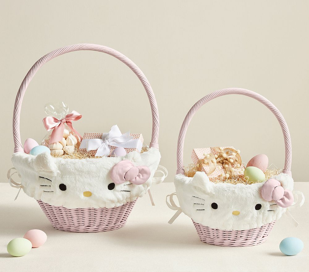 Hello Kitty® Critter Easter Basket Liners | Pottery Barn Kids