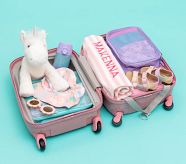 Navy Solar System Hard Sided Spinner Kids Luggage | Pottery Barn Kids