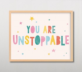 Minted® Unstoppable Wall Art by Shirley Lin Schneider | Pottery Barn Kids