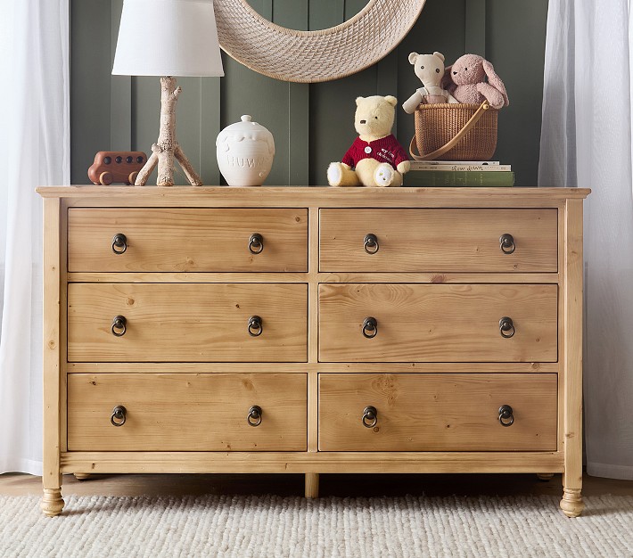 Aspen 6 Drawer Dresser 56w x 19d