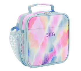 Gear-Up Watercolor Rainbow Recycled Tie-Dye Lunch Box | Pottery Barn Kids