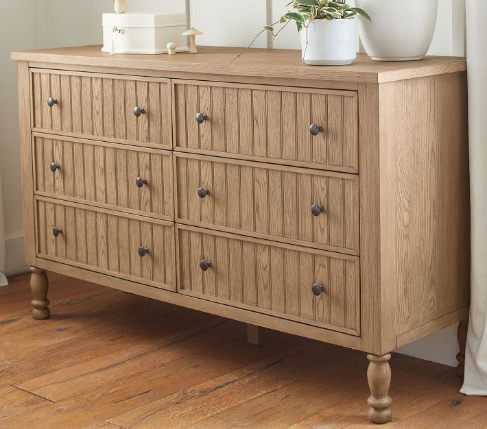Catalina Beadboard Extra Wide Dresser Sage