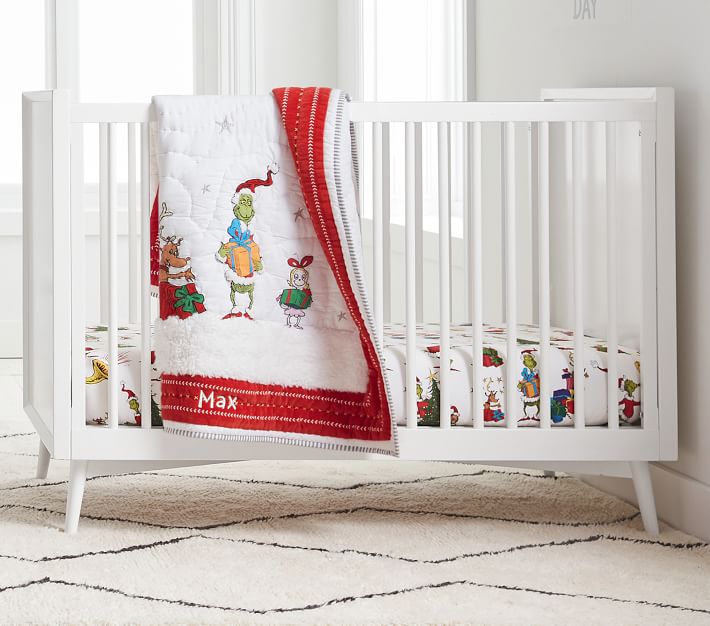 Pottery barn flannel crib sheet store