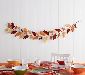 Peanuts® Snoopy® Thanksgiving Garland | Pottery Barn Kids
