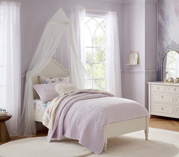 Pottery barn canopy bed curtains store