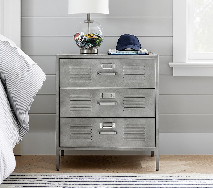Metal locker nightstand store