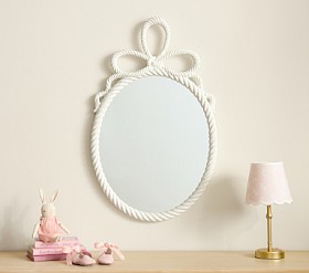 Sculpted Oval Rope Mirror (34" x 21") | Pottery Barn Kids
