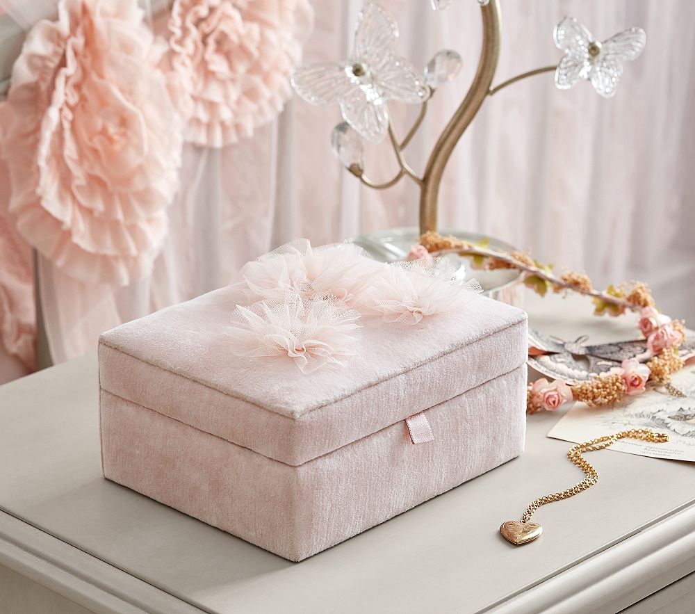 Monique Lhuillier Rosette Jewelry Box | Pottery Barn Kids