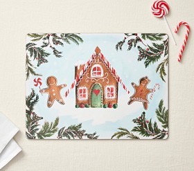Gingerbread Cork Placemat | Festive Table Decor | Pottery Barn Kids