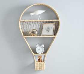 Rattan Hot Air Balloon Shelf (36" x 22") | Pottery Barn Kids
