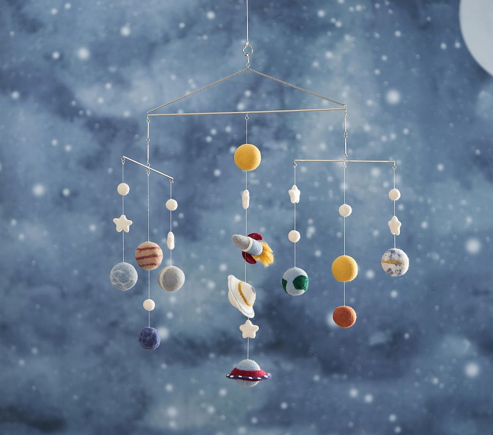 Felt Space Ceiling Mobile | Pottery Barn Kids