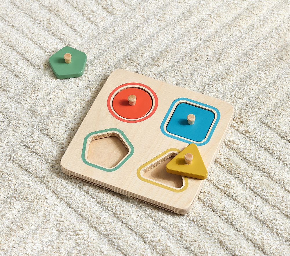 Preppy Rainbow Picture Shape Puzzle | Pottery Barn Kids