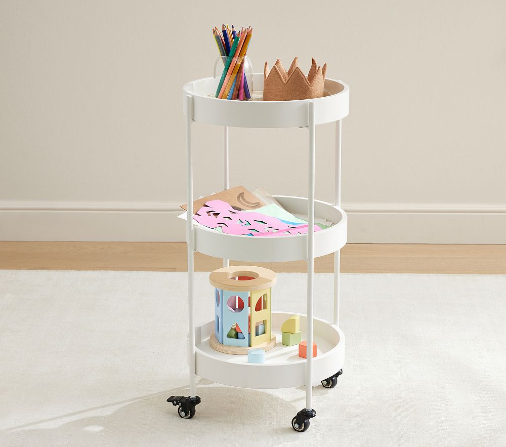 Round Storage Cart | Pottery Barn Kids