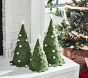Green & White Scalloped Felt Trees, Set of 3 | Pottery Barn Kids